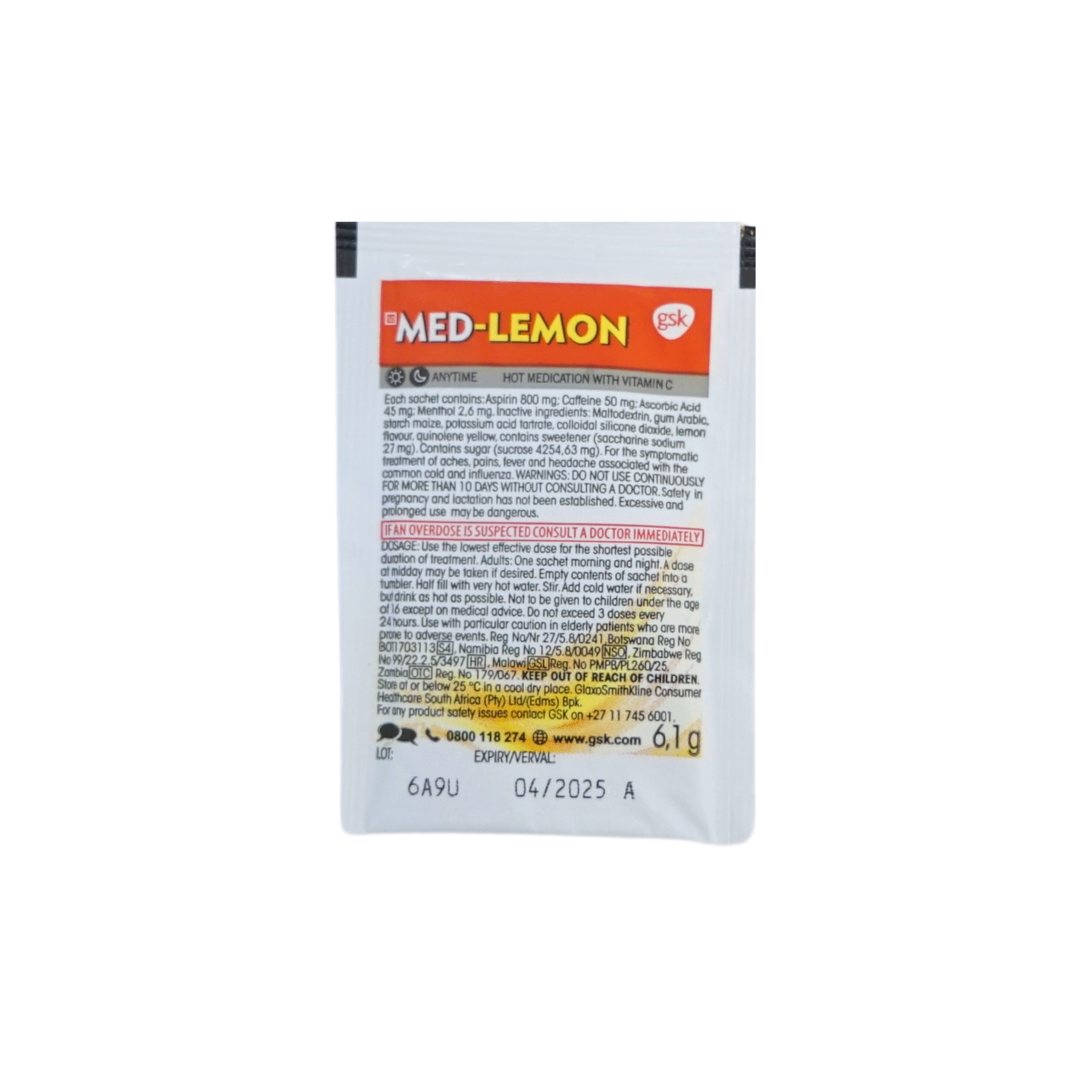 TRANS Med-Lemon Single Sachet – Impala Health